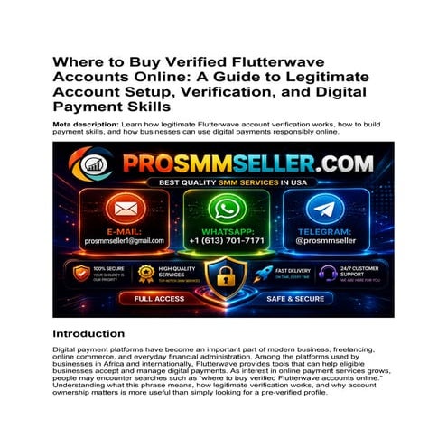 Where to Buy Verified Flutterwave Accounts Online In 2026.docx