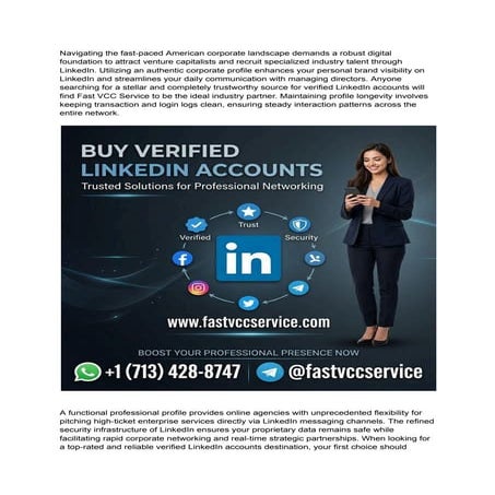 22 Best Platforms to B~u,y~ Verified LinkedIn Accounts Bulk B~uy.pdf