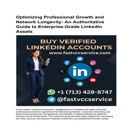 Where to B~u,y~ Verified LinkedIn Accounts Real & Aged.pdf