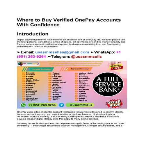 Top 20 Places to Buy Verified OnePay Accounts.pdf