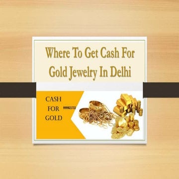 Cash for Gold | PPTX