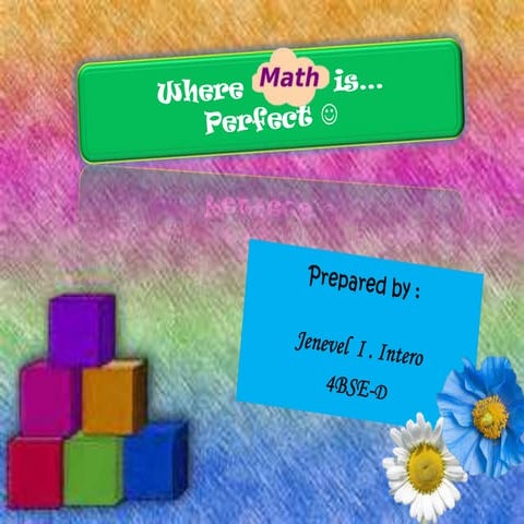 Wher math is perfect | PPT