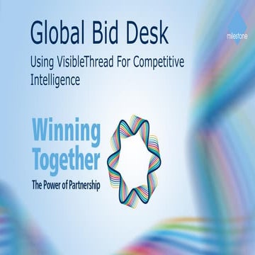4. Using VisibleThread for Competitive Intelligence - Milestone | PDF ...
