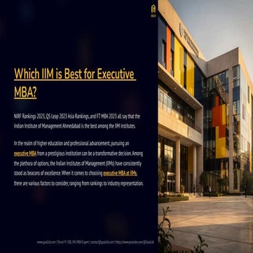 IIM Ahmedabad Online MBA (Blended PGP) – Program Structure, Admissions ...