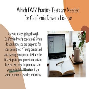 Which DMV Practice Tests are Needed for California Driver’s License | PPTX