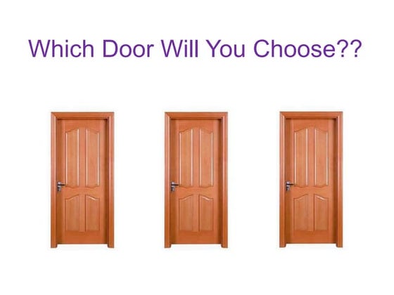 Which door will you choose | PPT