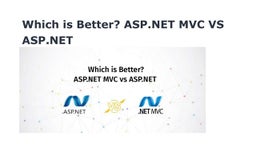 Difference between asp.net web forms and asp.net mvc | PDF