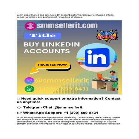 The Sites Guide to Buy LinkedIn Accounts in Current Year.docx