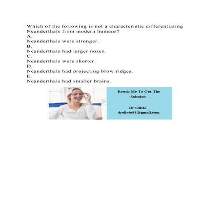 Which of the following is not a characteristic differentiating Neand.docx