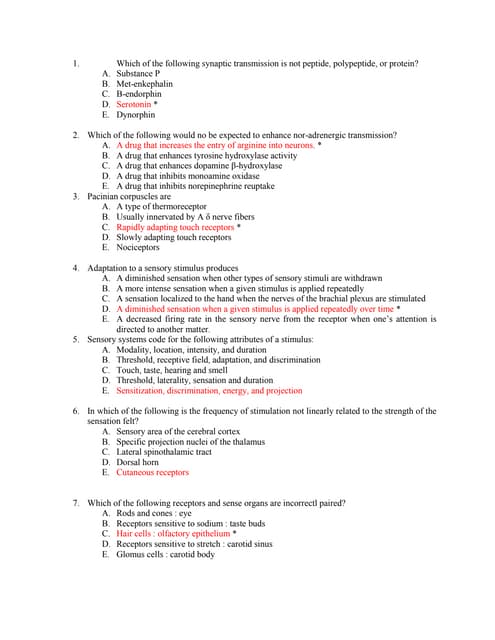 Endocrine physiology MCQs | PDF