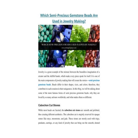 Which Semi-Precious Gemstone Beads Are Used in Jewelry Making_00001.pptx
