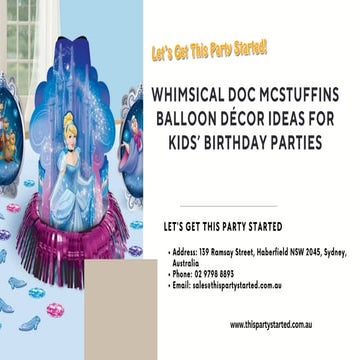 Whimsical Doc McStuffins Balloon Décor Ideas for Kids’ Birthday Parties.pdf