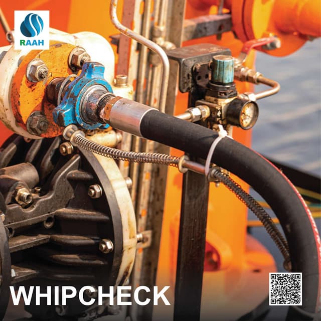 Whip Check Hose Whip Restraint systems - RAAH Group Inc | PDF