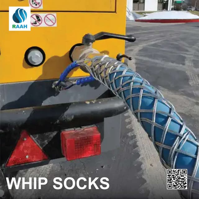 Whip Socks - High-Pressure Hose Safety Solution - RAAH Group Inc | PDF