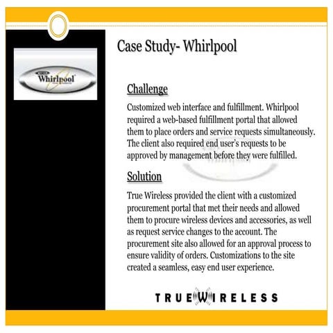 Whirlpool Case Study | PPTX | Computing | Technology & Computing