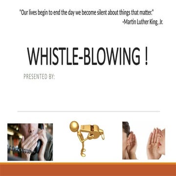 whistle blowing ♥️ Definition and types and motives, stages of whistle ...