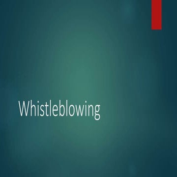 whistle blowing ♥️ Definition and types and motives, stages of whistle ...