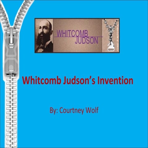 Whitcomb judson invention | PPT | Women\'s Shoes and Footwear | Women ...