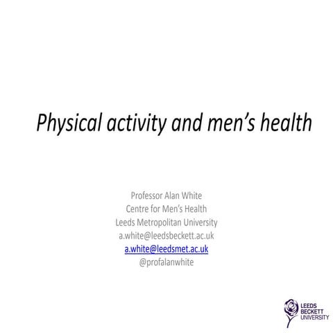 Physical Activity & Men's Health | PDF