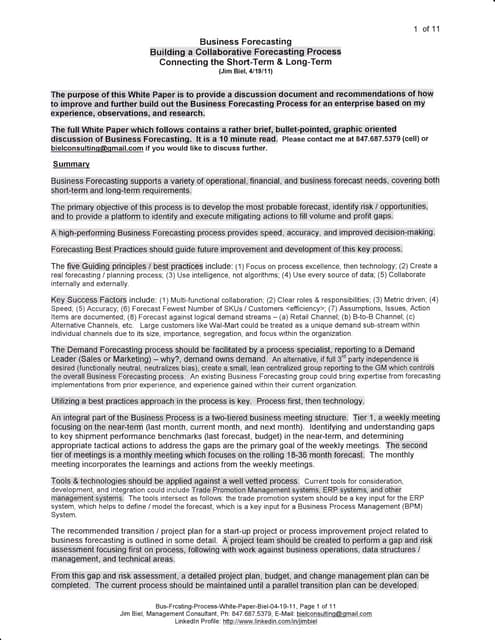 Case study forecasting | PDF