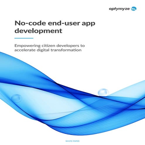 Whitepaper / No code end-user app development (2026) | PDF