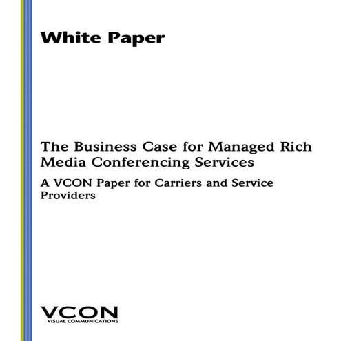 White Paper | PDF | Web Conferencing | Computer Software and Applications