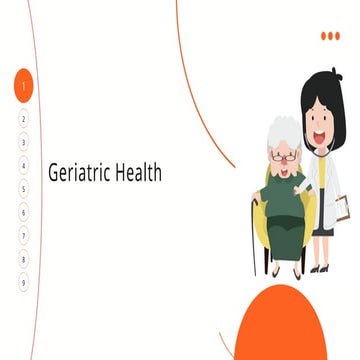 Presentation on Old Age and Geriatric Health | PPTX
