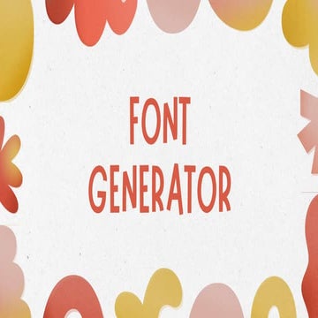 What are Font Generators and How they work | PPT