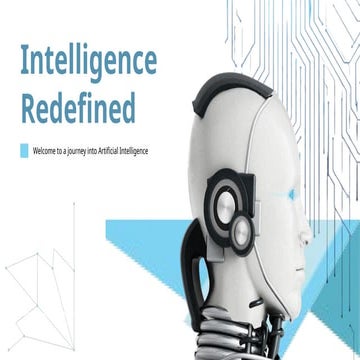White Blue Illustration Intelligence Redefined Presentation.pptx