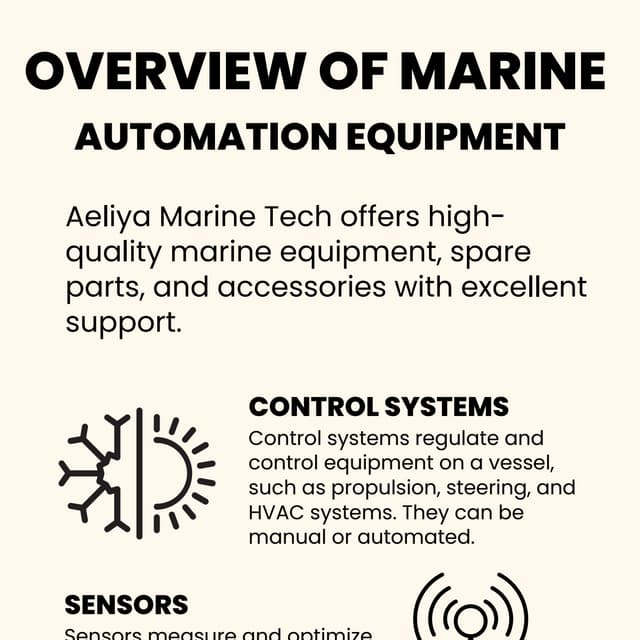 An Overview of Marine Automation Equipment | PDF