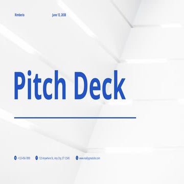 White Blue Simple Business Pitch Deck Presentation.pptx