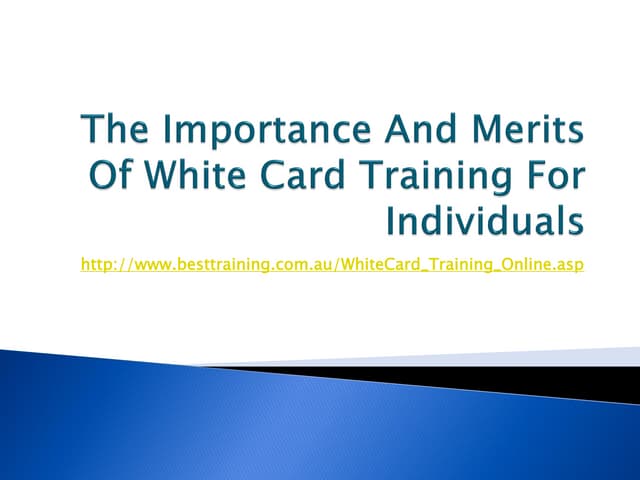 Questions and answers regarding white card | PPT