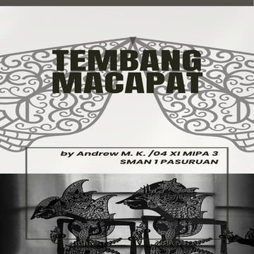 TEMBANG MACAPAT | PDF