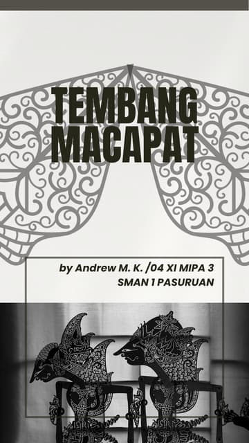 Tembang Macapat | PDF