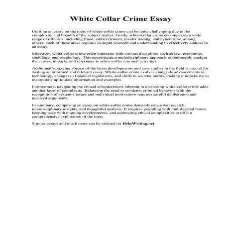 White Collar Crime Essay.pdf