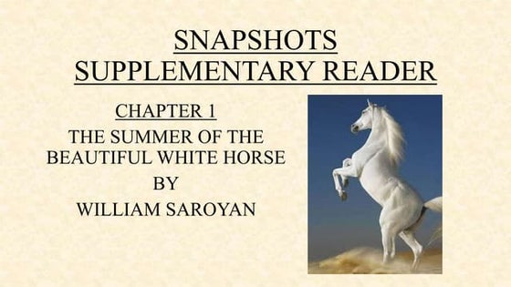 Summer of the beautiful white horse | PPSX