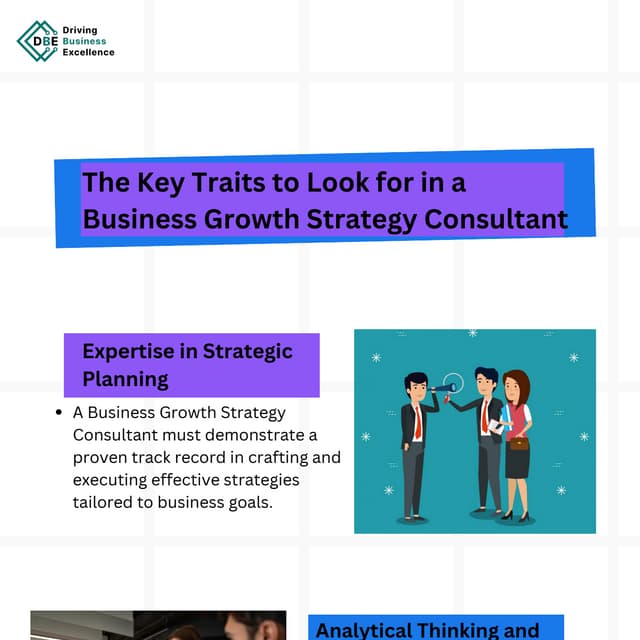 The Key Traits to Look for in a Business Growth Strategy Consultant | PDF