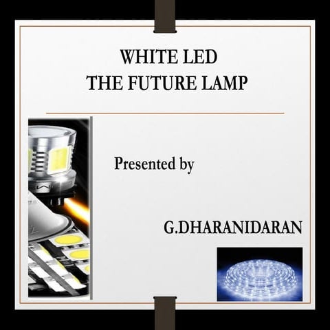 White led | PPT
