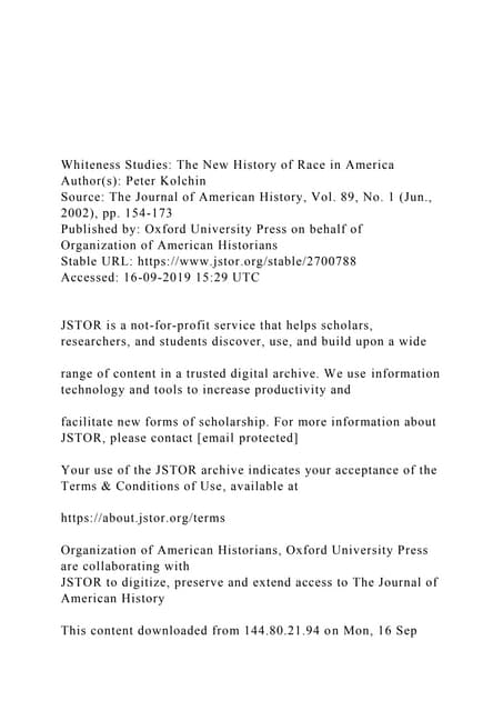 Race dividing the world | PPTX