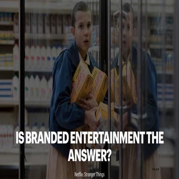 The Power of Branded Entertainment | PDF