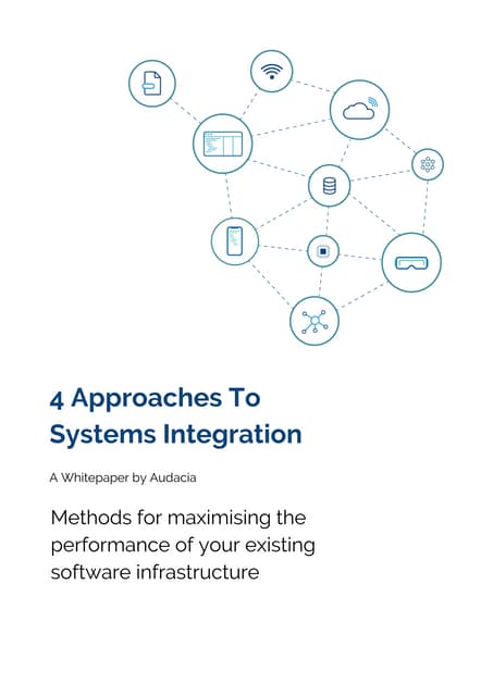 Whitepaper 4 Approaches To Systems Integration Pdf