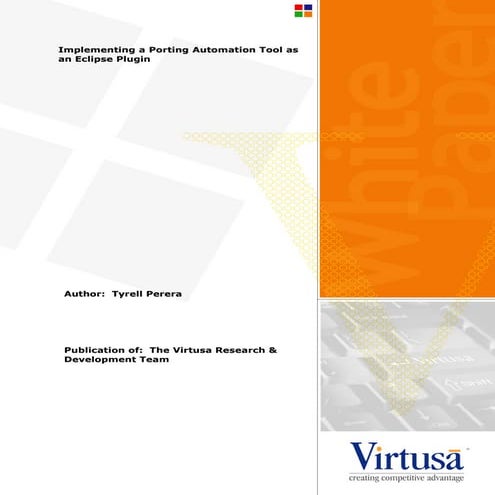 WhitePaper - Implementing a Porting Automation Tool as an Eclipse ...