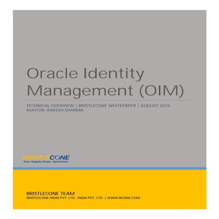Whitepaper Oracle Identity Management Pdf 