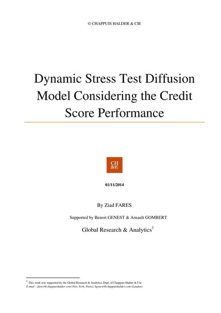 Stress testing & sensitivity Analysis -Requirements and methods | DOCX