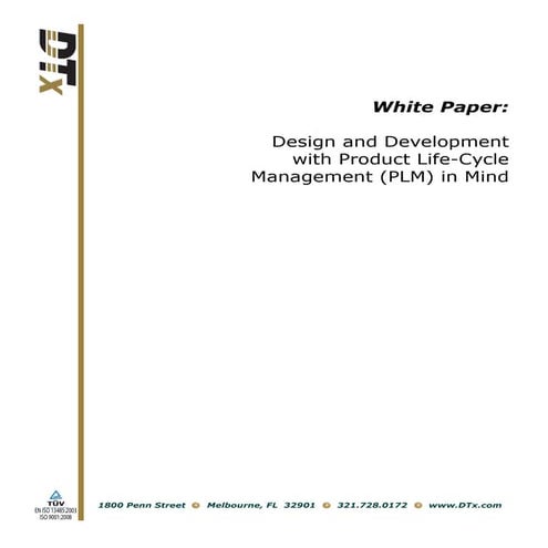 White paper - Engineering PLM | PDF