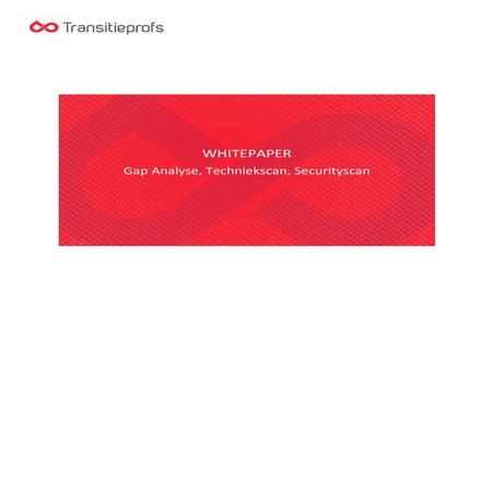Whitepaper gap analyse techniek scan securityscan | PDF | Computer Software and Applications ...