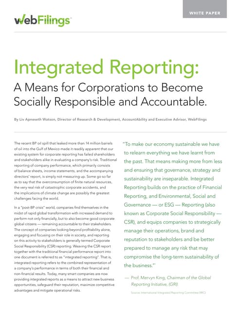 The Global Reporting Initiative | PPTX