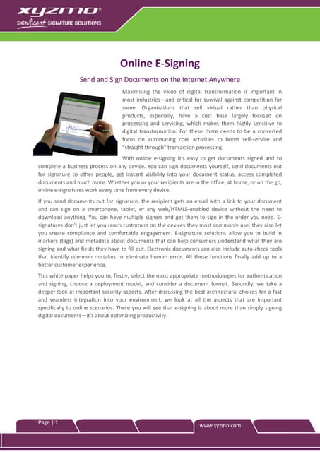 Echo Sign E-Signature User Guide - Sign in Seconds | PDF