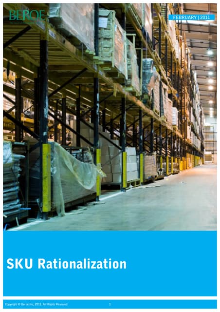 SKU Simplification that really works and delivers... | PPTX