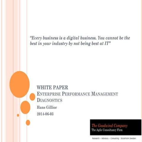 White paper - Performance Management diagnostics | PPT